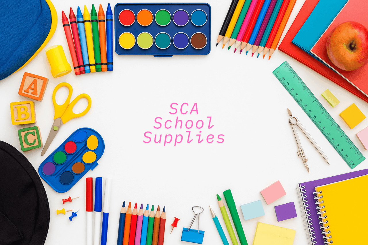 2025-2026 School Supplies List - Stonehill Christian Academy